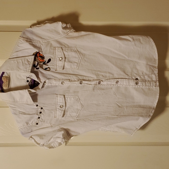 Moon Goddess Boutique | Tops | Moon South Western Embroidered Snap ...